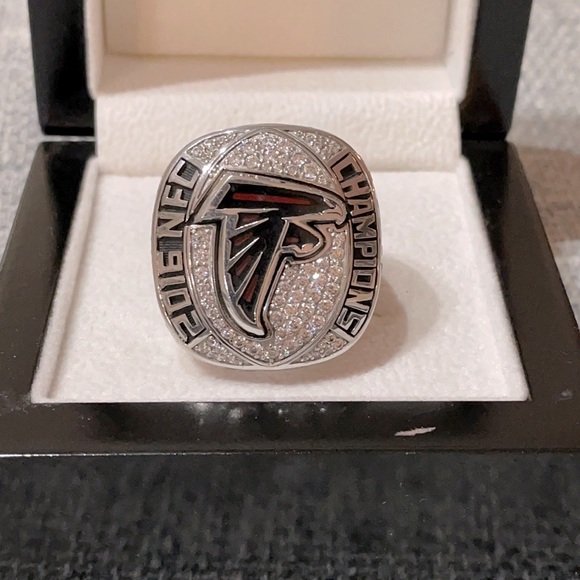 Accessories | Atlanta Falcons Nfc Champions Ring Size 9 | Poshmark